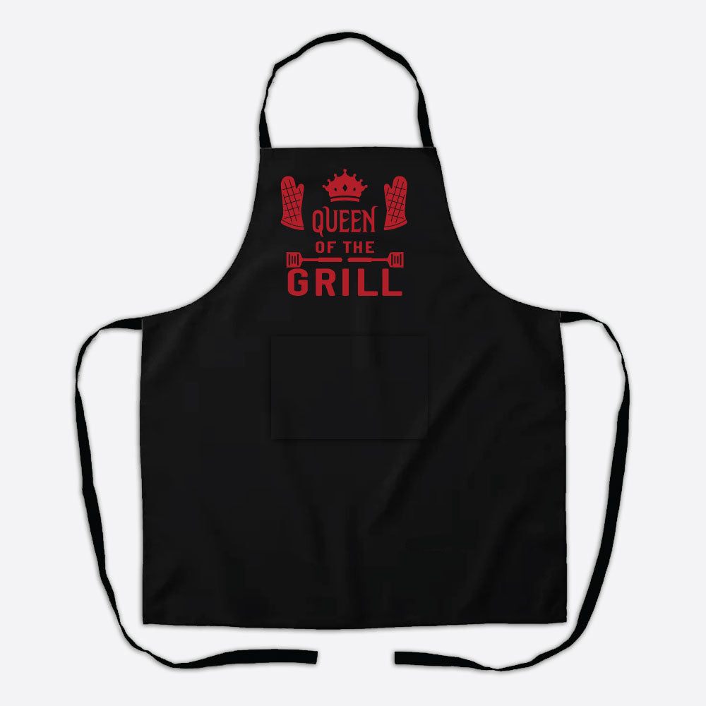 Queen of The Grill Customise Apron | gingercrush.com