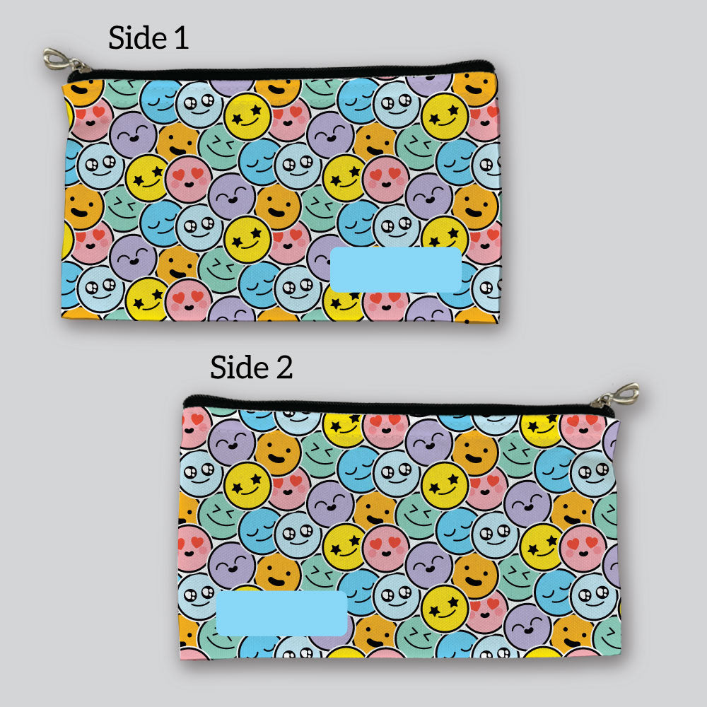 Emoji Faces Pencil Pouch | gingercrush.com