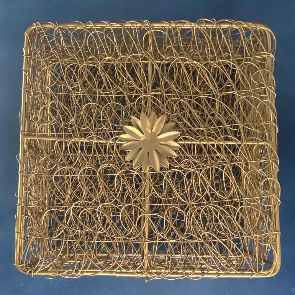 Square Metal Mesh Box | gingercrush.com