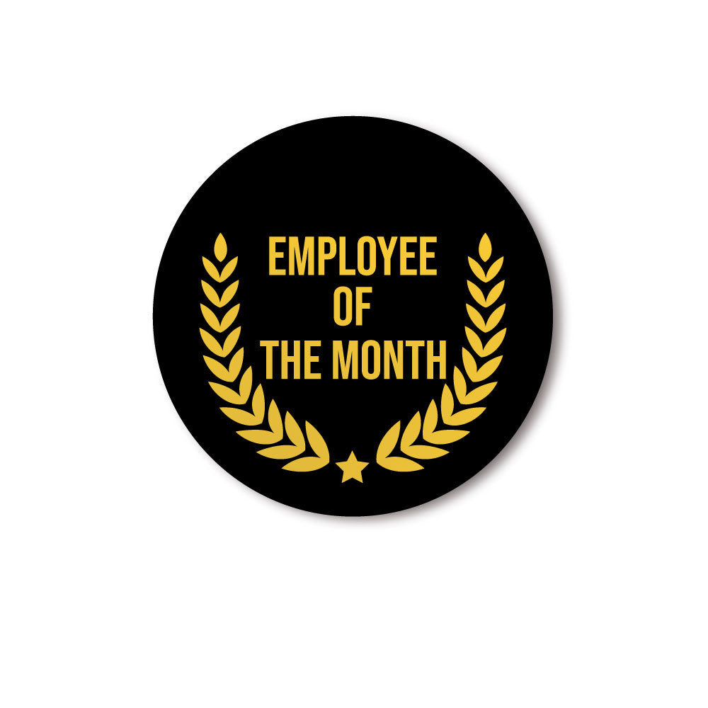 Employee of The Month Badge Set of 10 | gingercrush.com